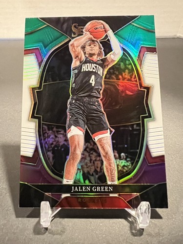 2022-23 Panini Select Jalen Green Tri-Color Prizm #52 Houston Rockets ...
