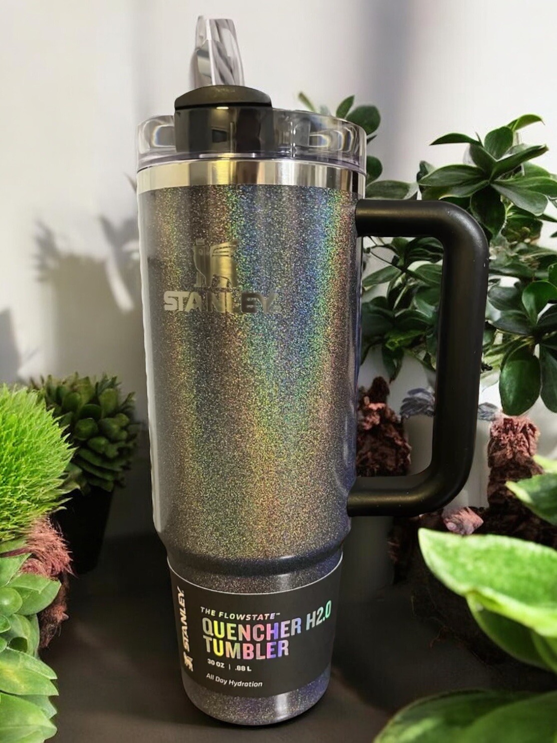 Stanley Midnight Glitz 30 Oz LIMITED EDITION Quencher H2.0 Tumbler NEW ...