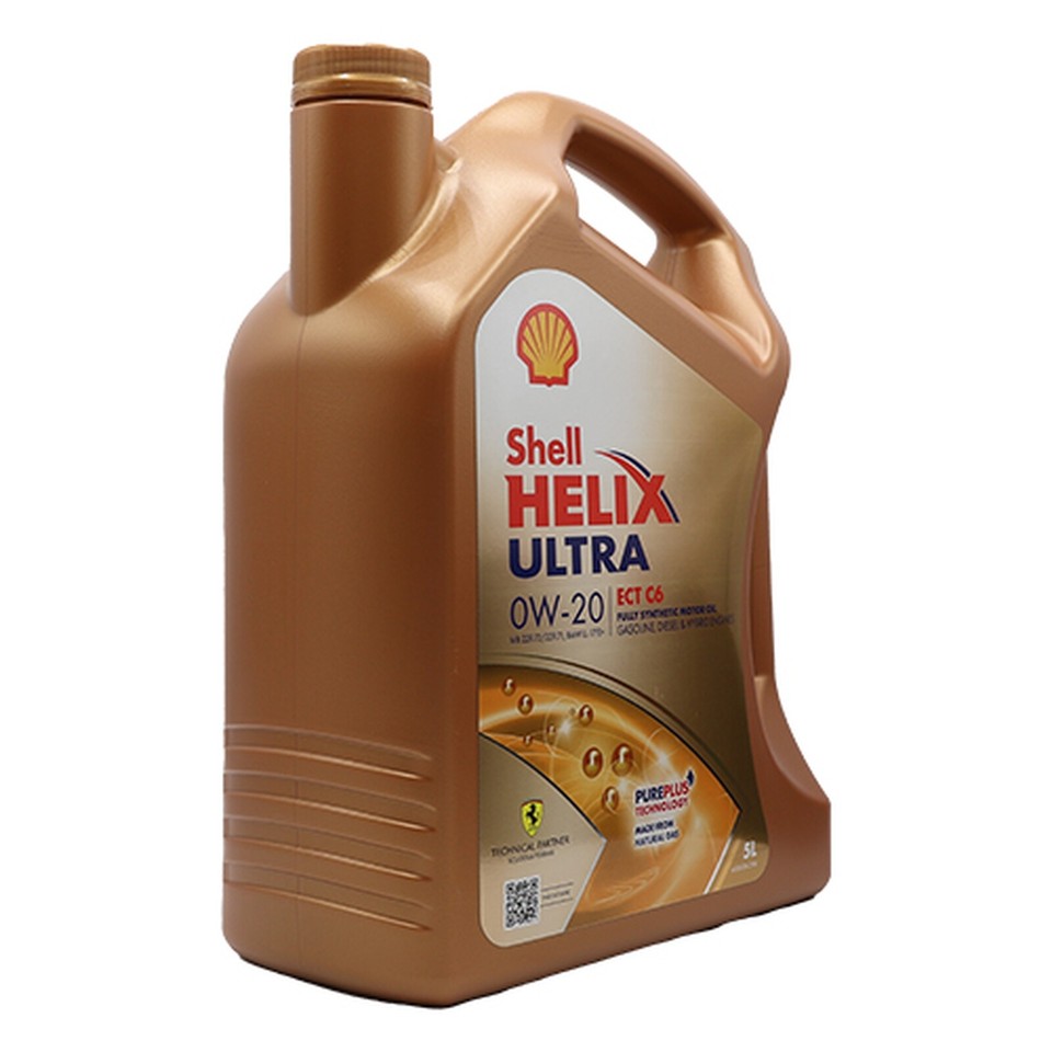 Shell Helix Ultra ECT C6 0w20 0w-20 Fully Synthetic Engine Oil - 5 ...