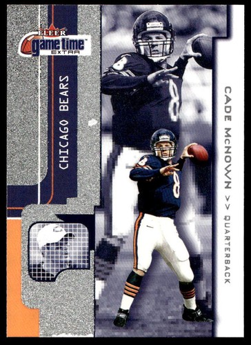 2001 Fleer Game Time 110 Cade McNown Chicago Bears Football Card | eBay