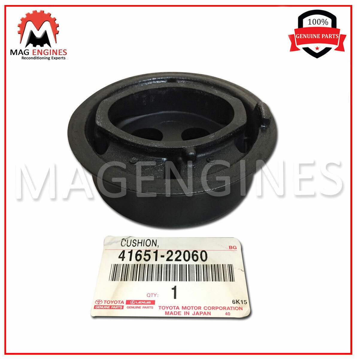 41651-22060 GENUINE OEM REAR DIFFERENTIAL MOUNT CUSHION, NO.3 ...