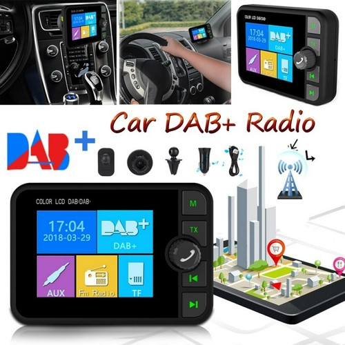 NEW 2.4" Car DAB/DAB+ Digital Radio Adapter LCD FM Transmitter Magnetic ...