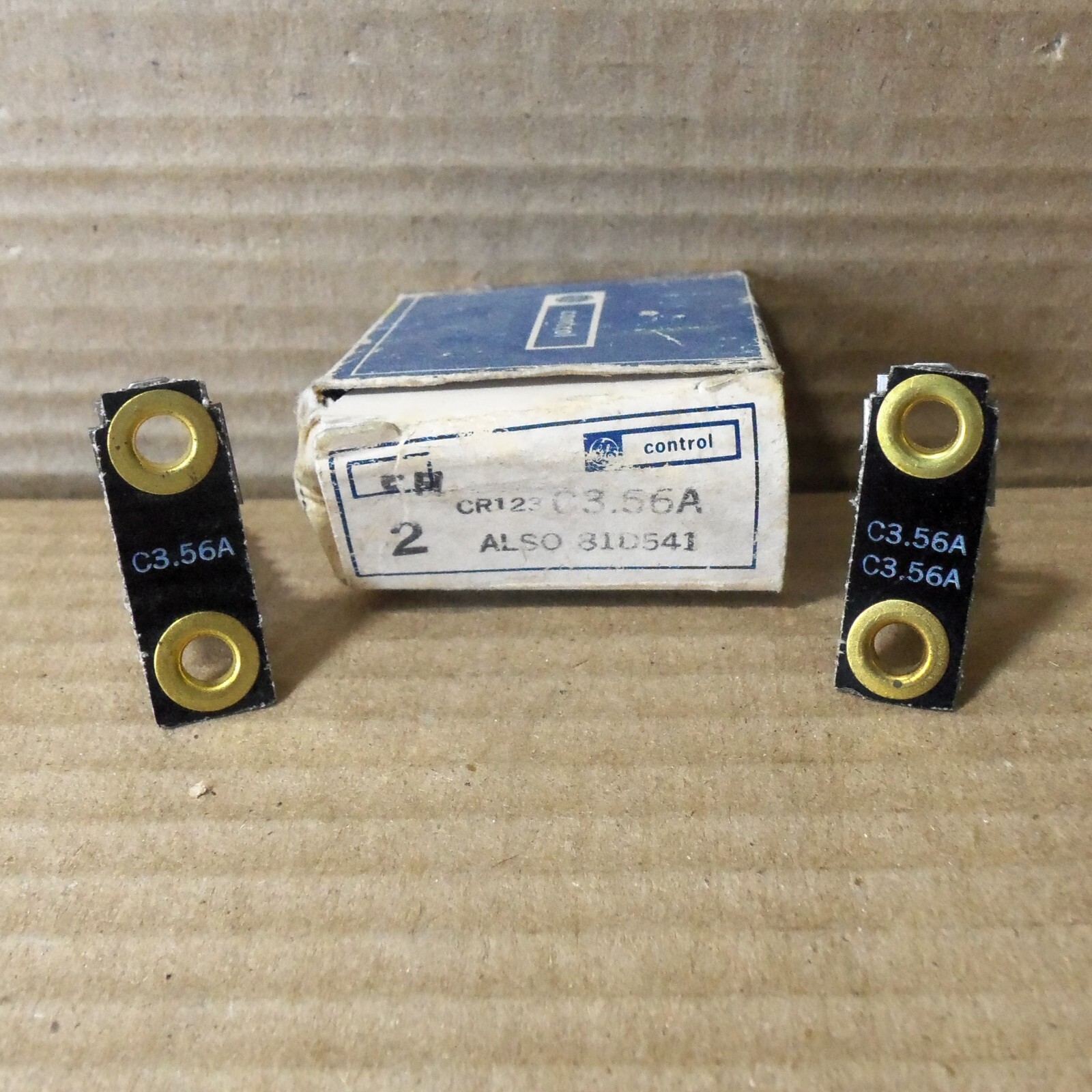 NEW LOT OF 2 GE C3.56A HEATERS THERMAL OVERLOAD RELAY HEATER CR123C3 ...