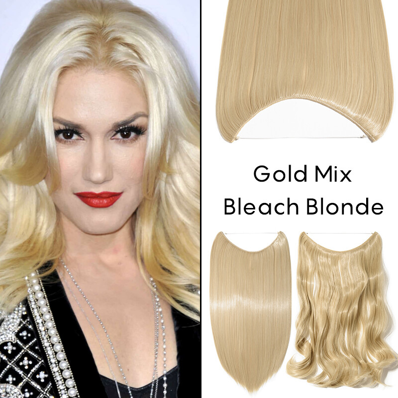 20"Invisible Secret Wire Headbands In Hair Extensions Head Band Natural ...