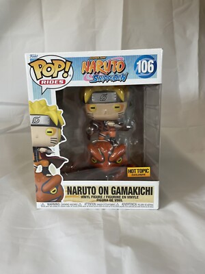 Funko Pop! Rides Naruto Shippuden Naruto On Gamakichi Vinyl Figure ...