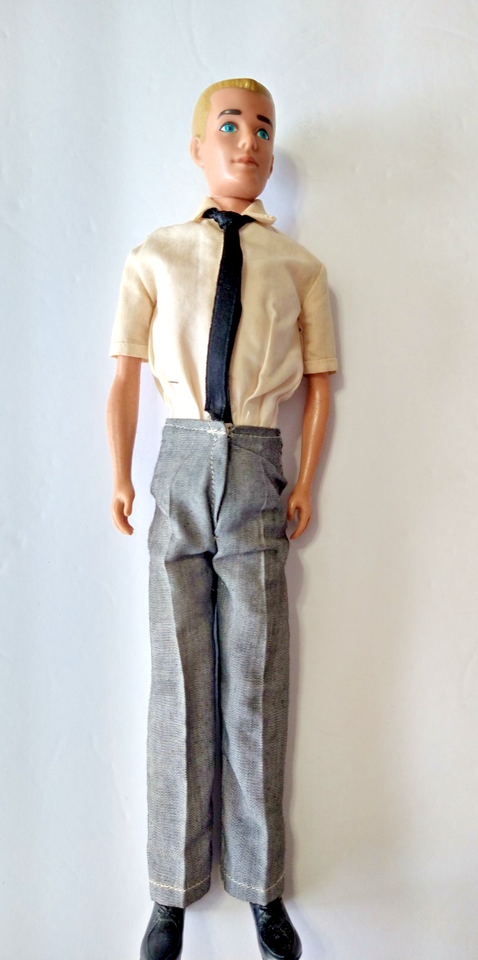 Vintage 1960 Barbie Boyfriend Ken #750 Mattel Blond Hair Doll with Box ...