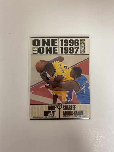 1996-97 Collector's Choice One on One Kobe Bryant/Shareef Abdur-Rahim ...