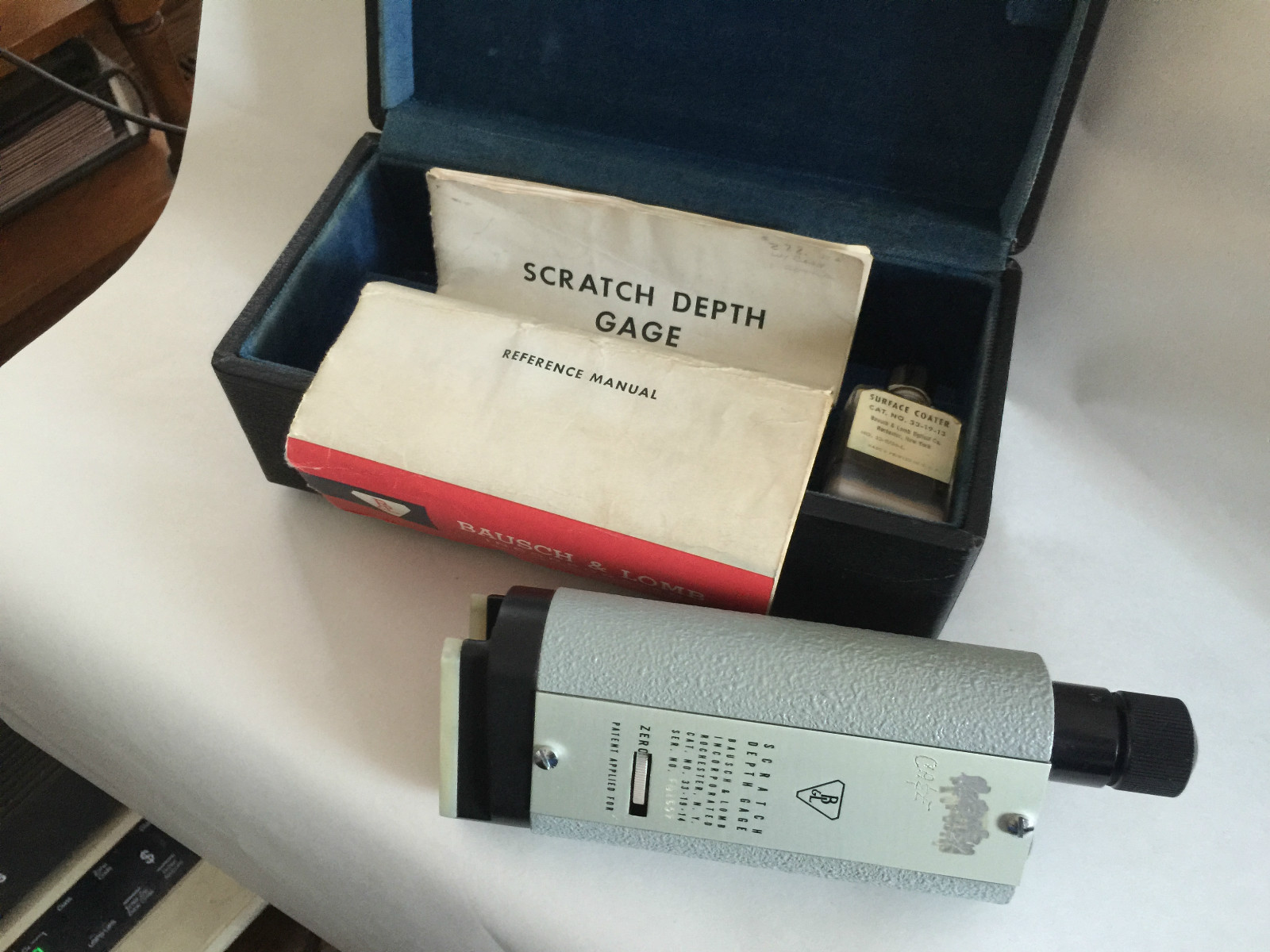 Bausch & Lomb Scratch Depth Gage Machinist No. 33-19-14 Manual | eBay