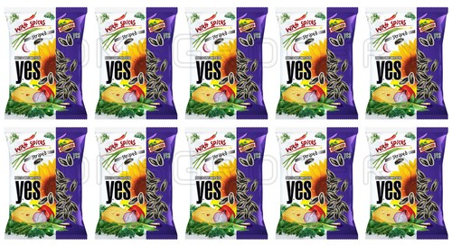 10 YES CHEESE Flavor Spiced Roasted Sunflower Seeds Snacks 150g 5.3oz ...