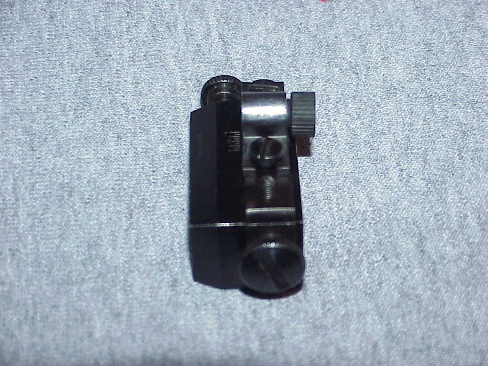 Redfield model 22 rear peep sight fits 3/8" groove receivers used free ...
