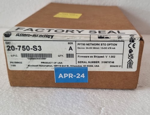 Allen bradley 20-750-S3 SER A PF750 NETWORK STO OPTION | eBay