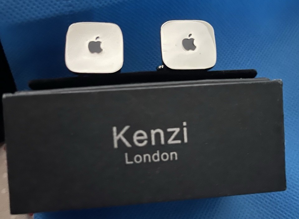 Kenzi London Apple Logo Men’s Cufflinks Geeky Gadgets BNIB | eBay UK