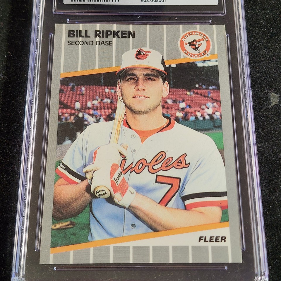 1989 Fleer #616 Bill Ripken FF Error CGC 7 NM Orioles Iconic Card Our ...