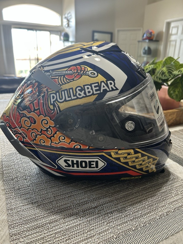 SHOEI X-FOURTEEN X14/X-14 MARC MARQUEZ MOTEGI3 TC-2 LUCKY CAT MOTO ...