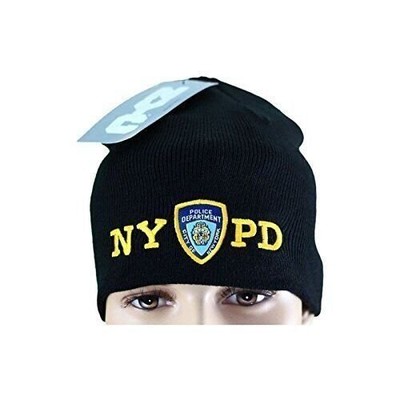 NYPD No Fold Winter Hat Beanie Skull Cap Officially Licensed Black New ...