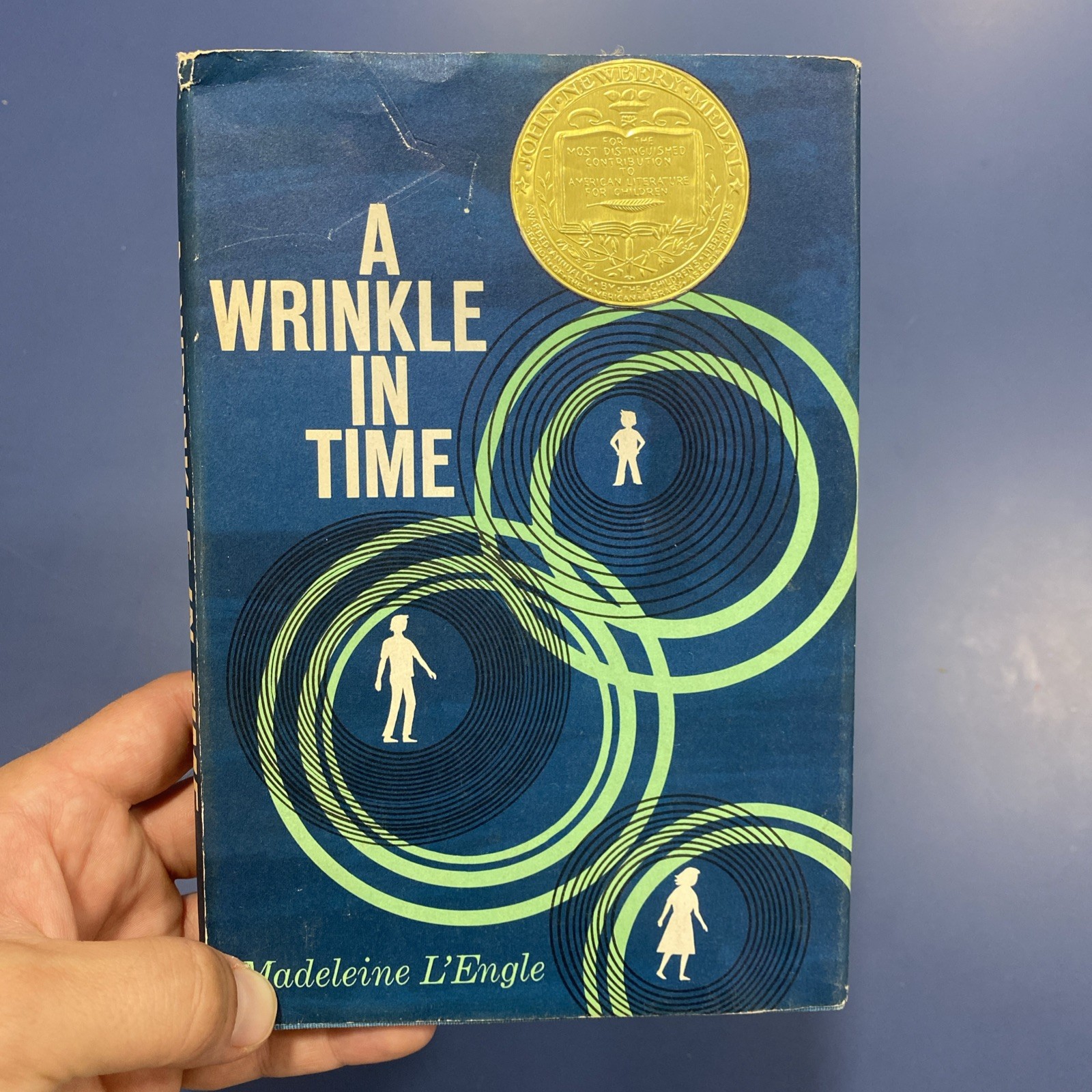 AWRINKLE IN TIME, Madeleine L'Engle, HB/DJ, 24th print 1968, great copy ...