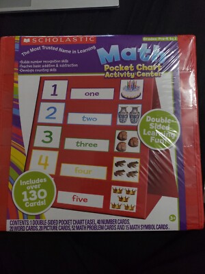 Math Pocket Chart Activity Center Grades Pre-K to 1 Educational ...