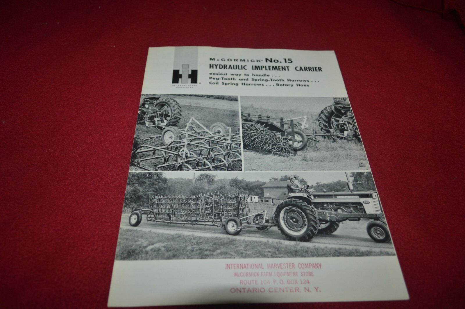 International Harvester IH 46 Baler Dealer's Brochure MFPA2 | eBay