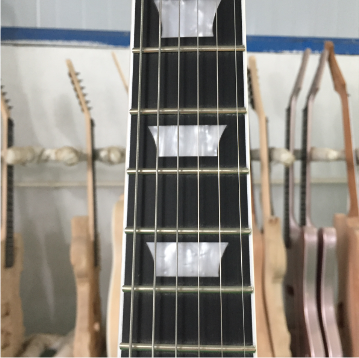 Custom LP Electric Guitar Gold P90 Pickups ABR Bridge Chrome Hardware ...