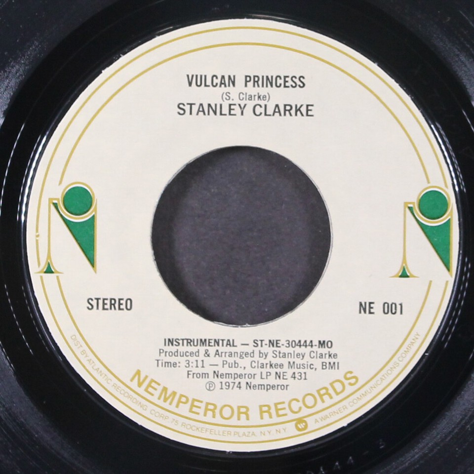 STANLEY CLARKE: lopsy lu / vulcan princess NEMPEROR 7" Single 45 RPM | eBay