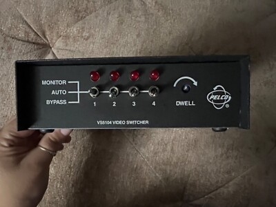 Pelco VS5104 Video Switcher Tested & Working Clean | eBay