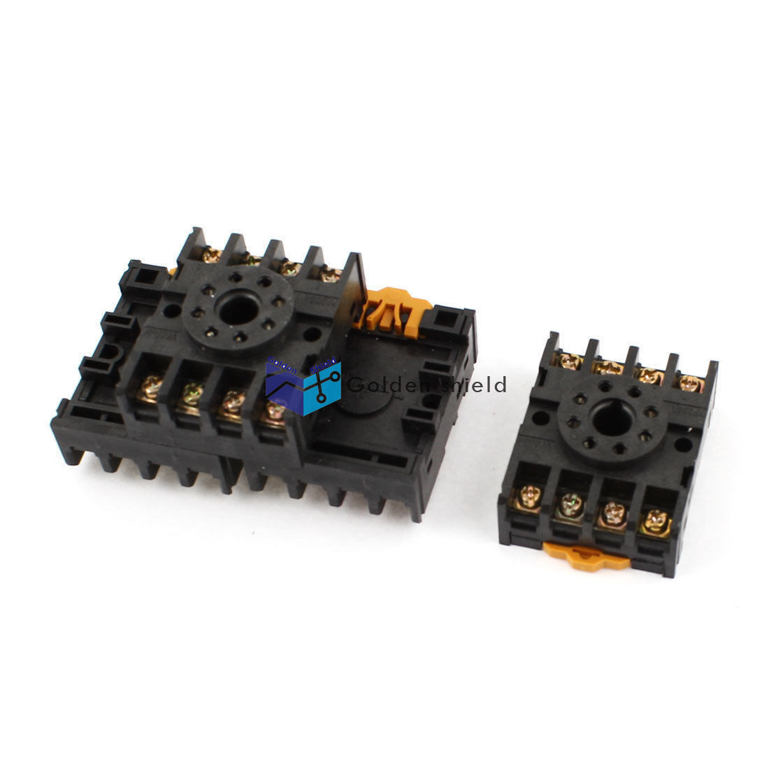 4 Pcs PF083A 8 Pins DIN Rail Power Relay Base Socket for JTX-2C DH48S ...