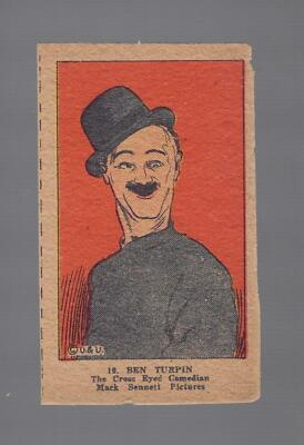 BEN TURPIN - STRIP CARD - W538 #10 - COLOR - 1920's | eBay