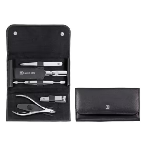 Zwilling Classic Inox Manicure 5pc Set w/ Leather Case 6938294674369 ...