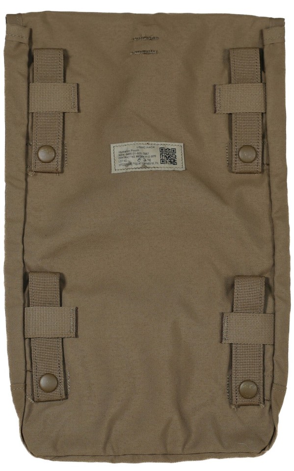 USMC Molle II Coyote Hydration System Carrier Pouch Marine Corp FILBE ...