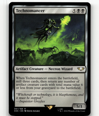 MTG Technomancer - Universes Beyond: Warhammer 40,000 | eBay
