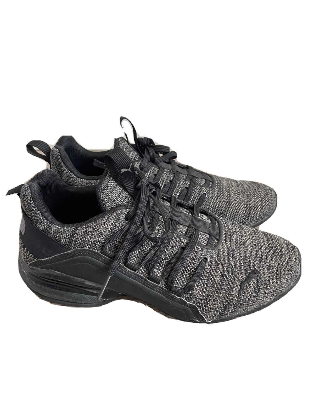 PUMA Axelion Training Shoes Black & Gray Men’s Size 7 - Gem