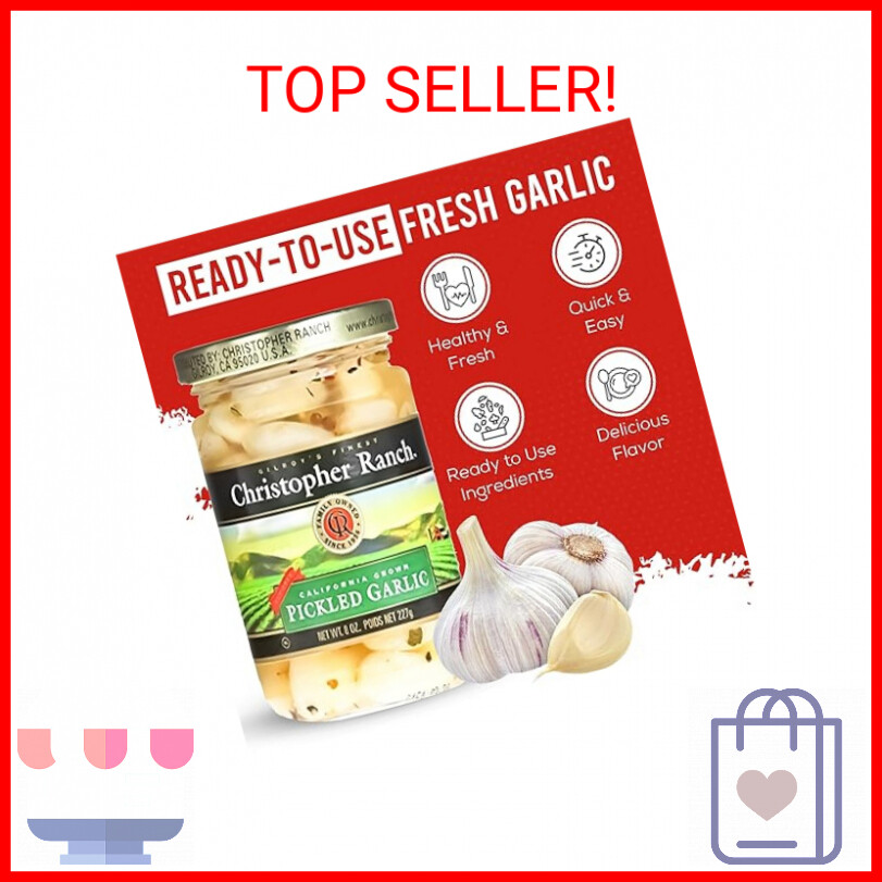 Christopher Ranch Pickled Garlic | Award Winning Heirloom Fresh Garlic ...