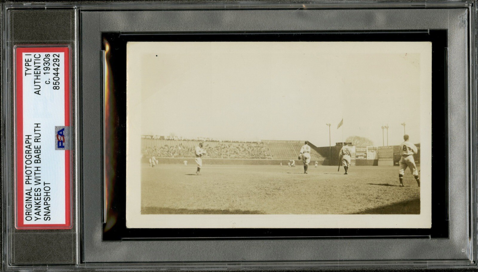 1930s BABE RUTH & NEW YORK YANKEES TYPE 1 ORIGINAL SNAPSHOT PHOTO 4.5X2 ...
