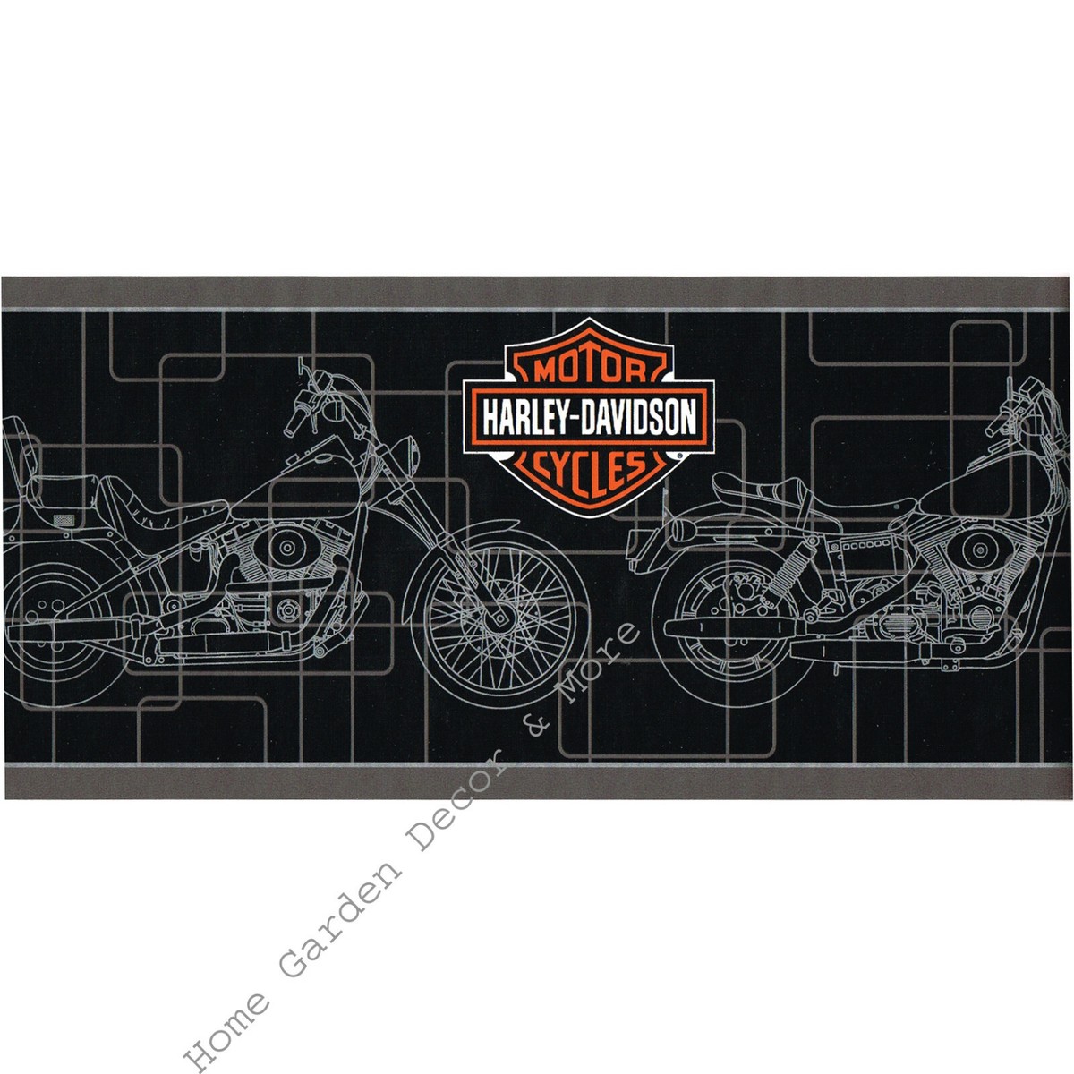Harley Davidson Wall Border
