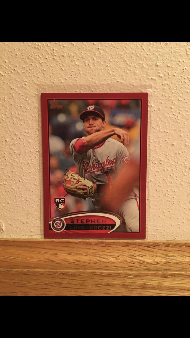 Stephen Lombardozzi Topps 2012 Red Border Rookie Baseball Card #134 | eBay