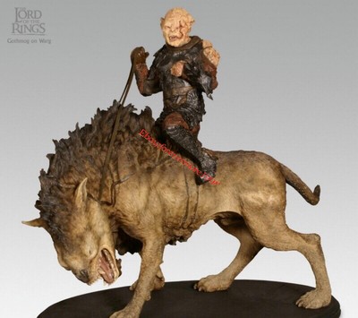 Sideshow WETA The Lord of the Rings Wolf-Riders Statue Resin Figure ...