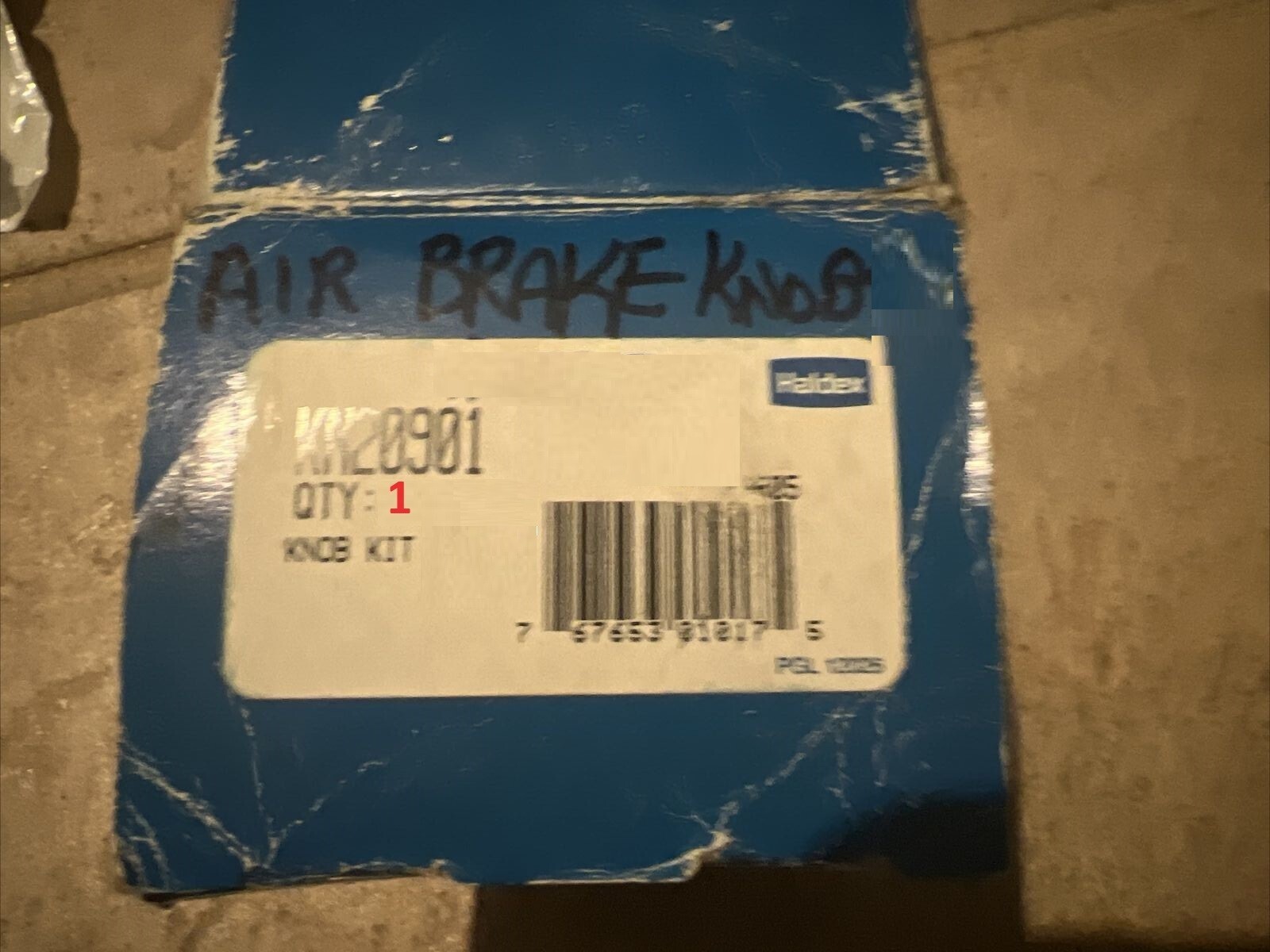 GENUINE Haldex KN20901 Parking Brake Air Valve Dash Push Pull Release ...