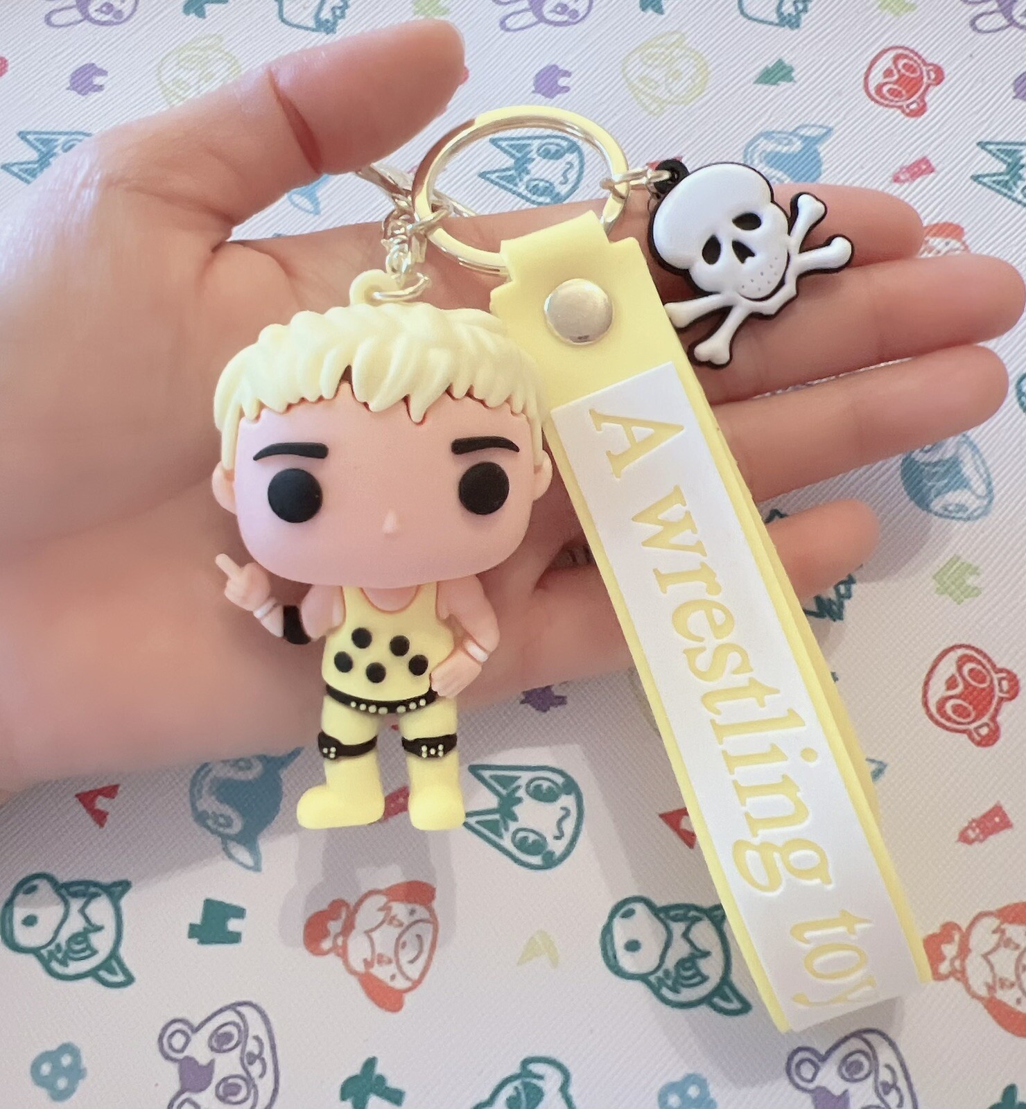 Wrestler The American Dream (Dusty Rhodes) WWE Keychain Keyring Bag ...