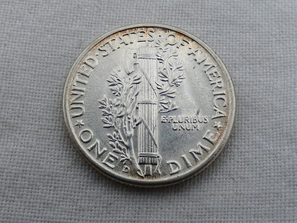 1945 D U.S. Mercury Head Dime Beautiful Uncirculated Coin QQ-33 | eBay
