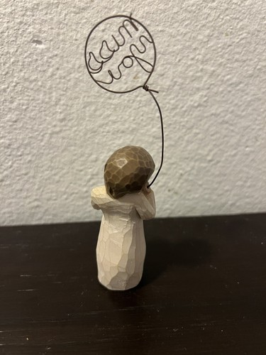 Willow Tree Girl Holding Wire Balloon Miss You 2006 Figurine Susan ...