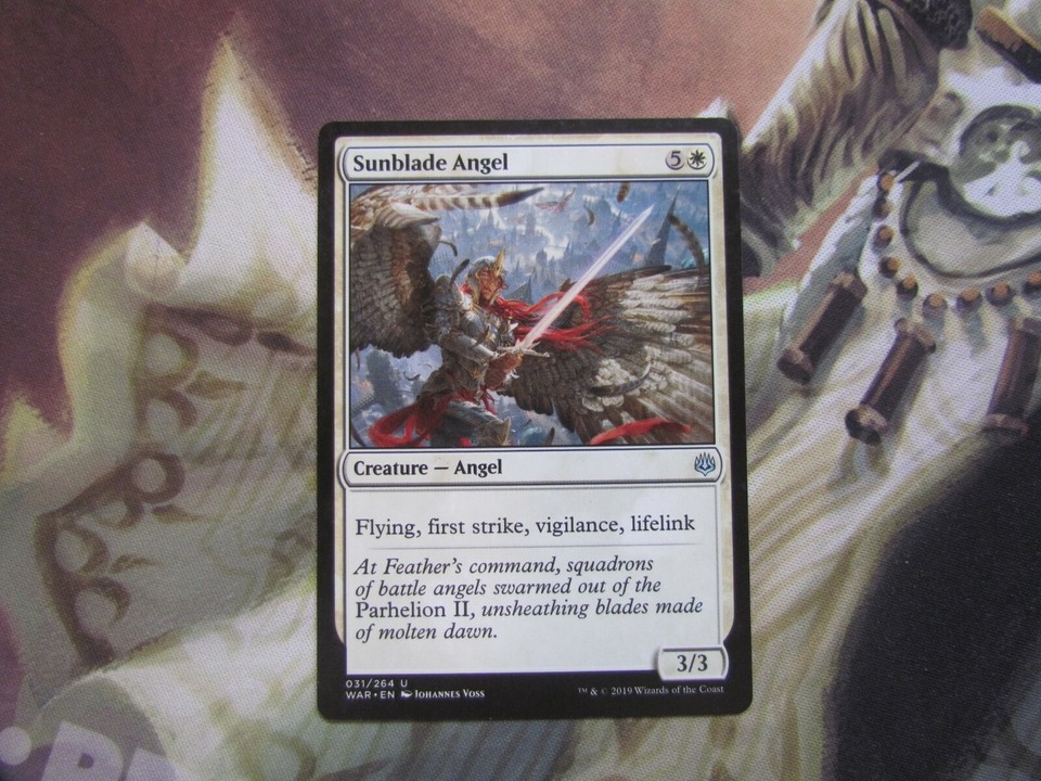 Sunblade Angel x4 4x, War of the Spark White MTG | eBay