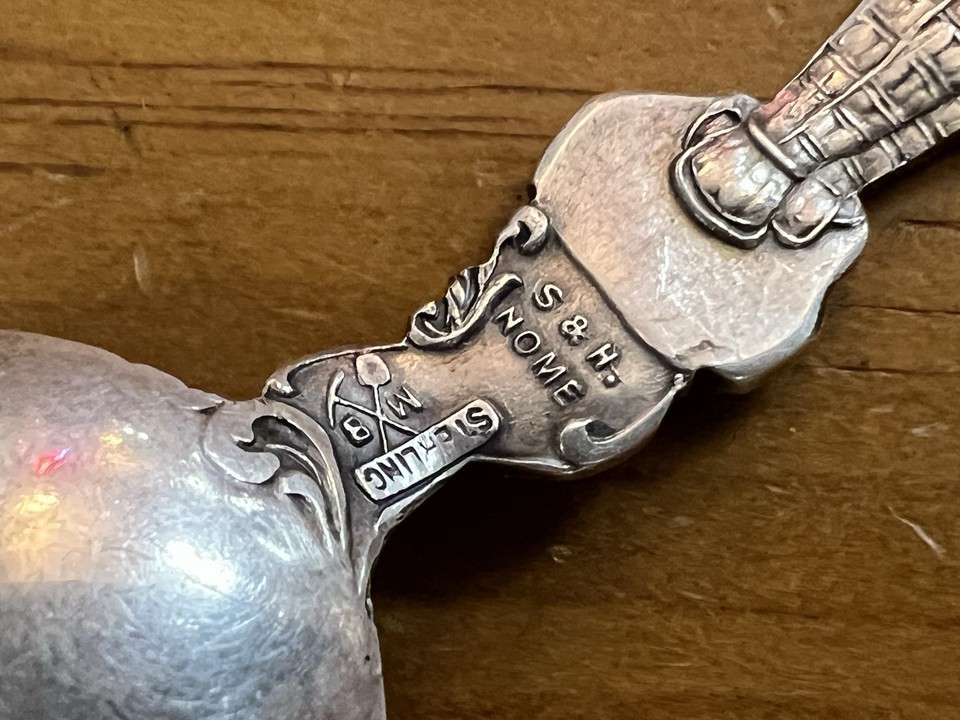 Vintage Nome Alaska Eskimo With Child Sterling Silver Souvenir Spoon | eBay