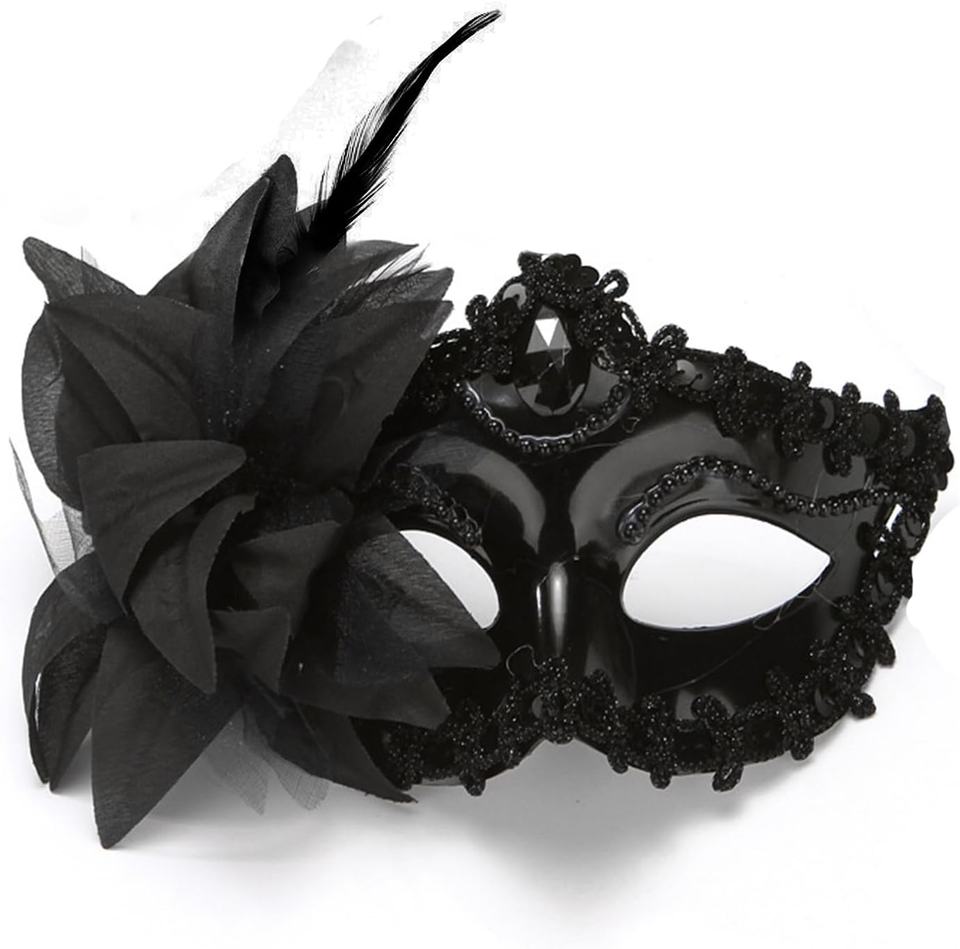 Masquerade Mask for Women Venetian Halloween Carnival Masks for Party ...
