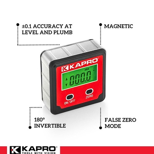 393 DIGI Pro Digital Inclinometer Magnetic Pocket Digital Box Level LCD ...