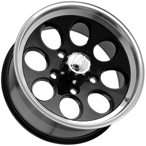 (Set of 4) Ion 171 17x9 5x5.5" +0mm Gloss Black Wheels Rims 17" Inch ...