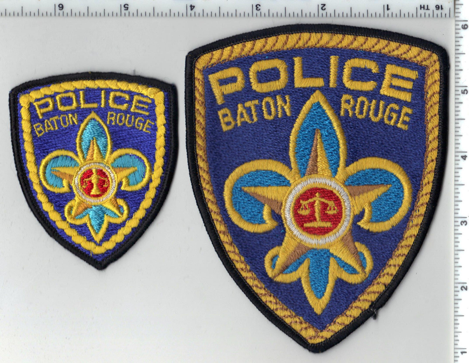 Baton Rouge Police (Louisiana) Shoulder & Cap/Hat Patch Set - new from ...