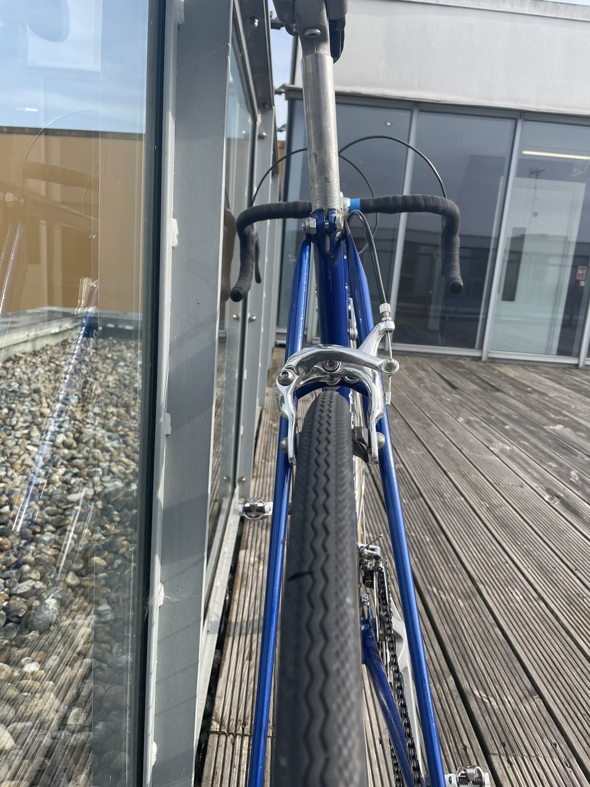 Hand built British Brian Rourke men’s road bike - Egyptian Blue | eBay UK