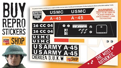 (Action Man) Cherilea Amphibious Jeep (DUKW) Stickers | eBay UK