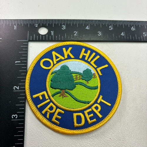 OAK HILL Fire Department Shoulder Patch (Firefighter) 441L | eBay