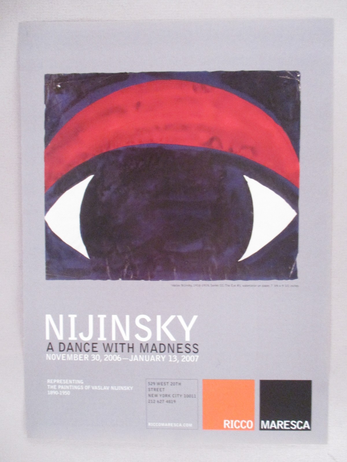 Vaslav Nijinsky Art Gallery Exhibit PRINT AD - 2006 | eBay